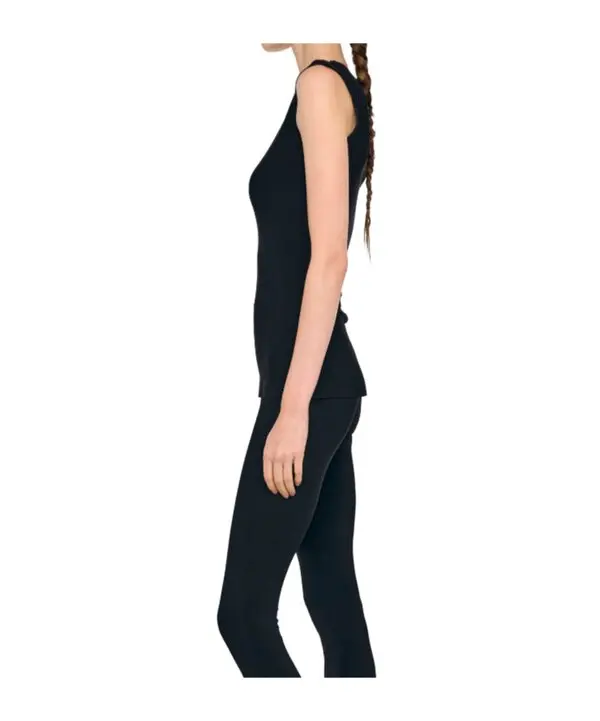 Norma Kamali Sleeveless Crewneck Top
