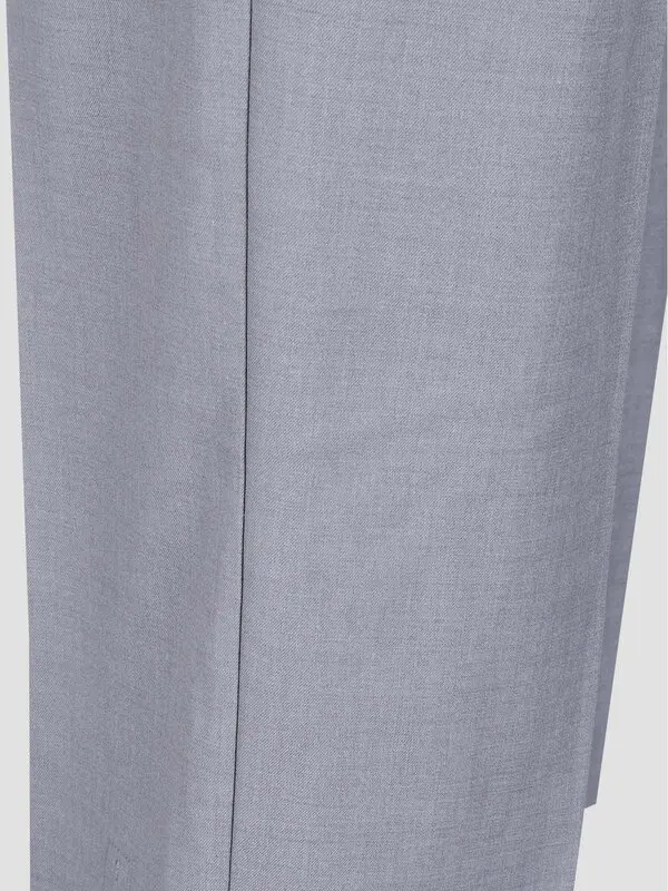 THE FRANKIE SHOP Pleated-detail Casual Trousers - Gray