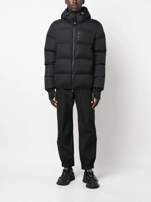 Moncler Adret Logo Printed Padded Jacket