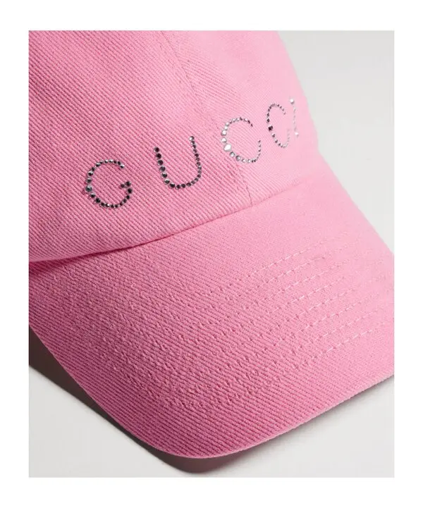 Gucci Canvas Baseball Hat With Print