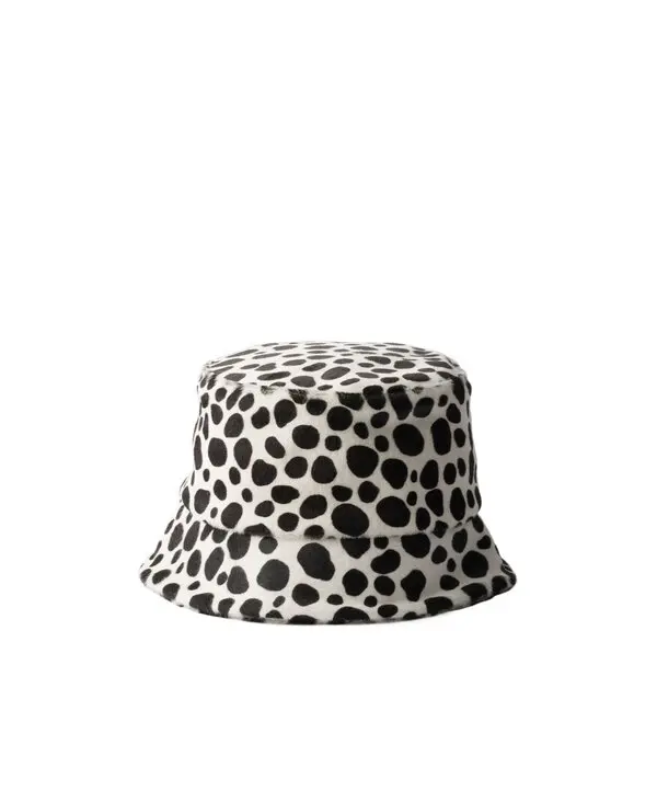 Prada Printed Calf-hair Bucket Hat