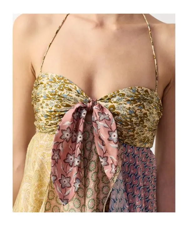 Zimmermann Fairlight Scarf Halter Dress