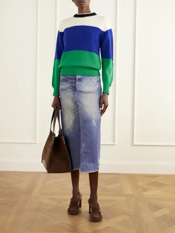 J.W.ANDERSON Colour-block Wool Sweater