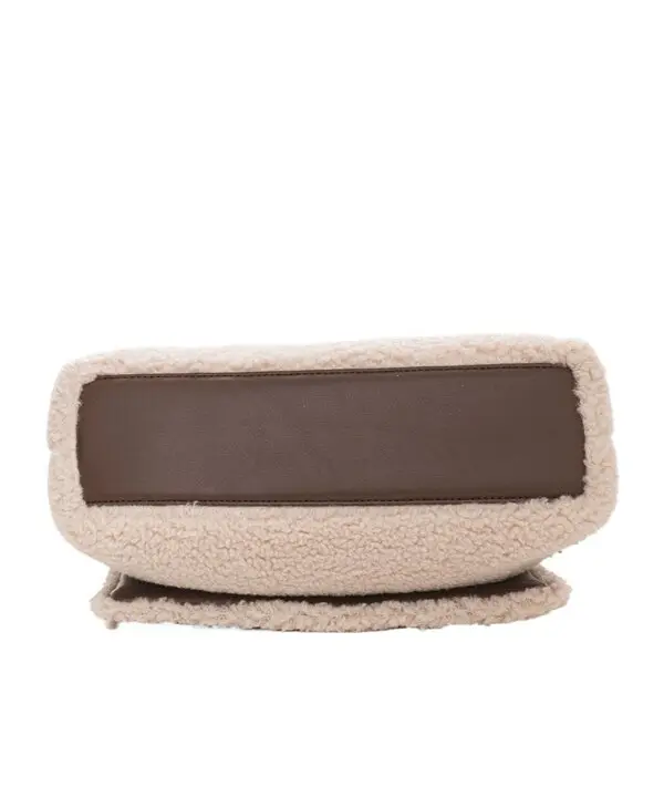 Liu Jo Lapuffy Quilted Faux-shearling Crossbody Bag