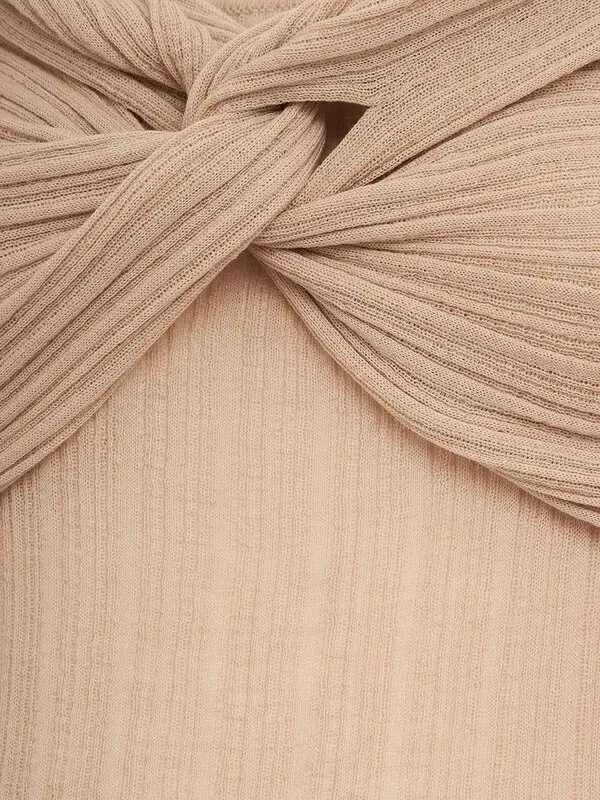 Giuseppe Di Morabito Cotton Blend Long Dress