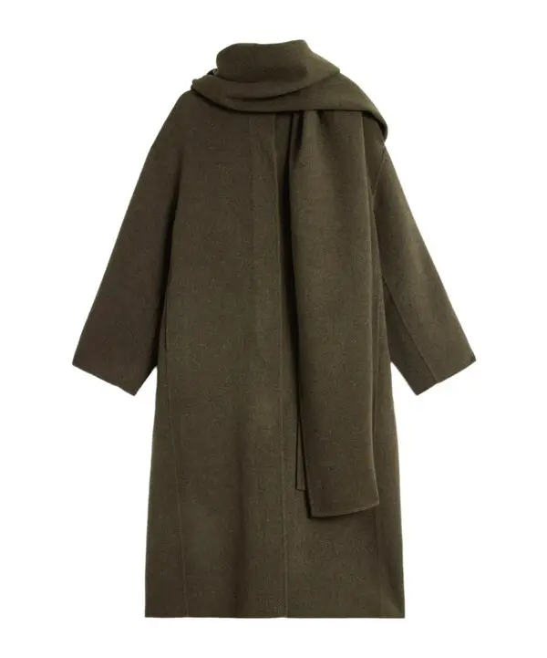 Soeur Scarf-collar Long Coat