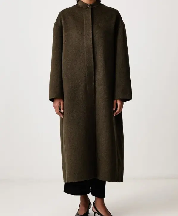 Soeur Scarf-collar Long Coat