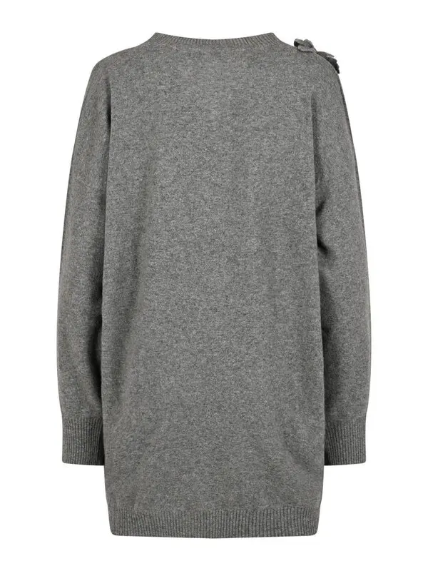 Alberta Ferretti Appliqué Knitted Dress