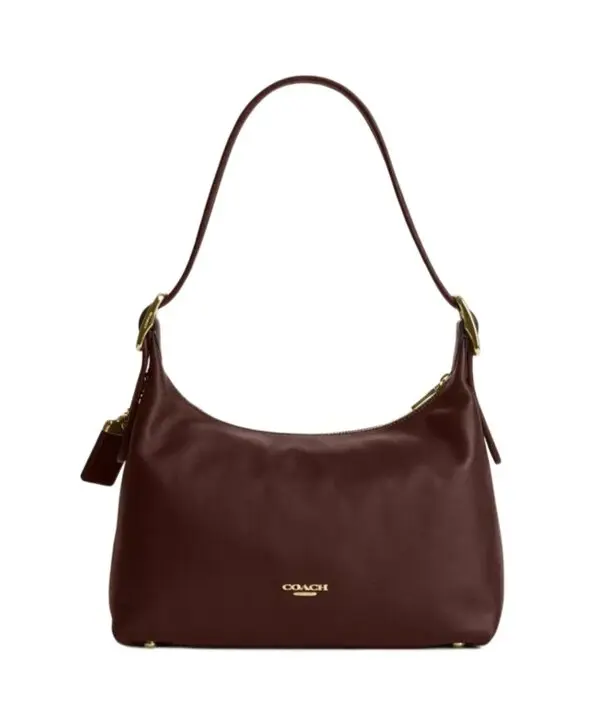 COACH Allison Zip Top Shoulder Bag - Brown