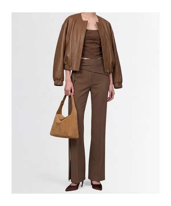 Giuseppe Di Morabito Wide Leg Wool Trousers With Draped Waistband