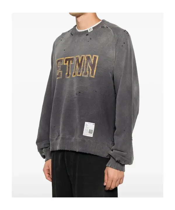 Mihara Yasuhiro Long-sleeve Crew-neck Sweatshirt