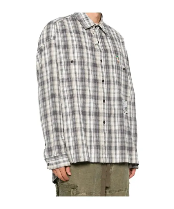Mihara Yasuhiro Plaid Shirt