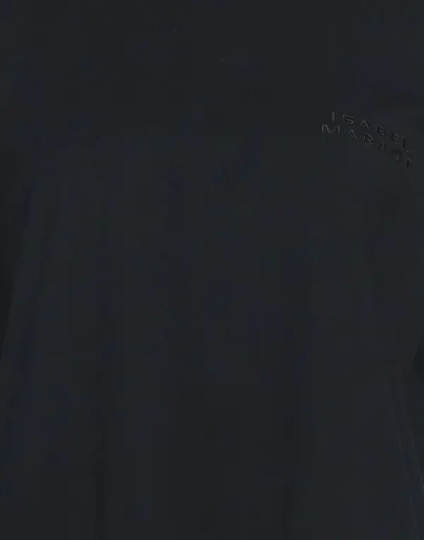Isabel Marant Étoile Crew Neck Cotton T-shirt With Debossed Logo