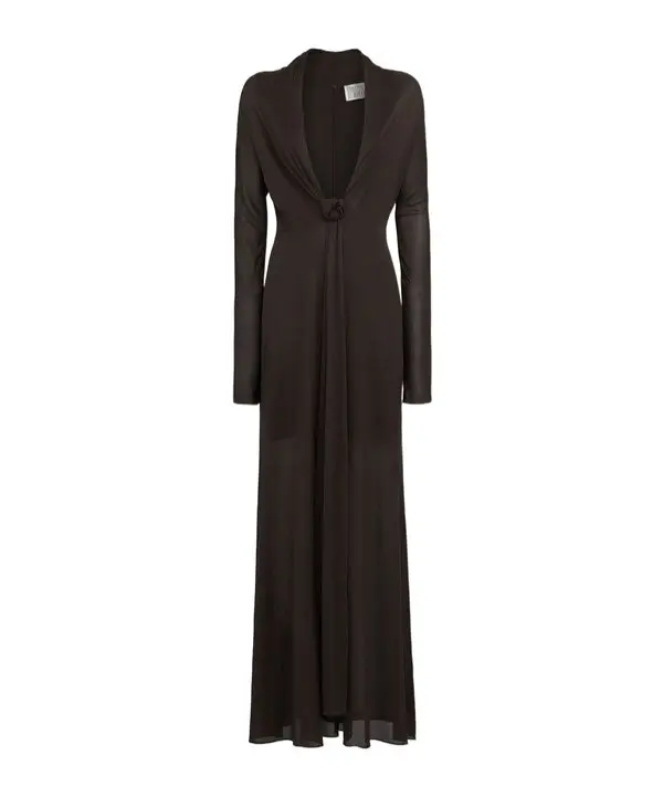 Giuseppe Di Morabito Viscose Long Dress - Black