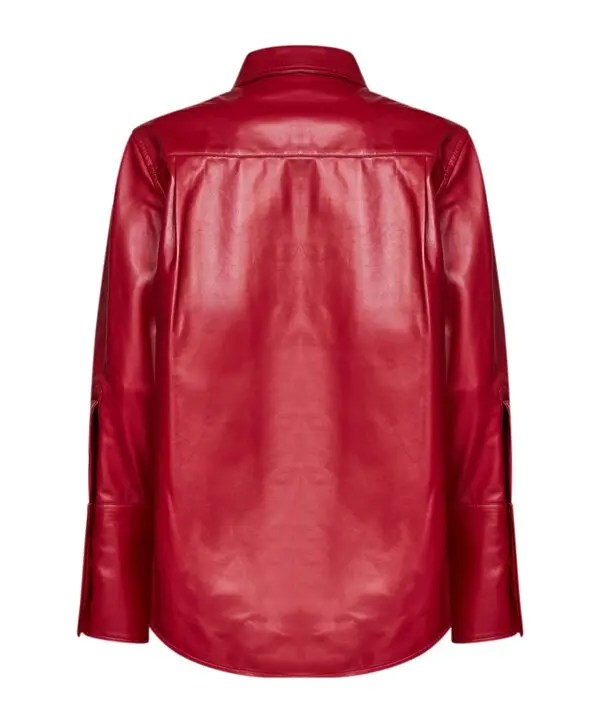 Co Oversized Leather Shirt