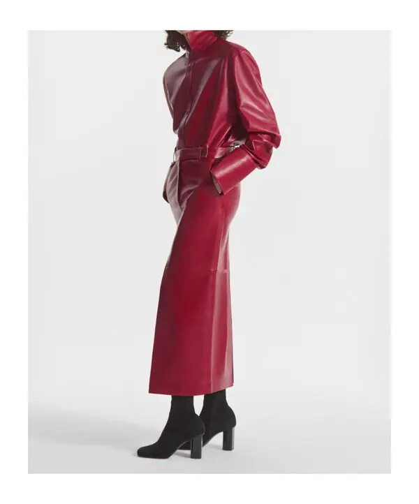 Co Oversized Leather Shirt