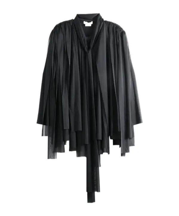 Comme Des Garçons Pleated Blouse
