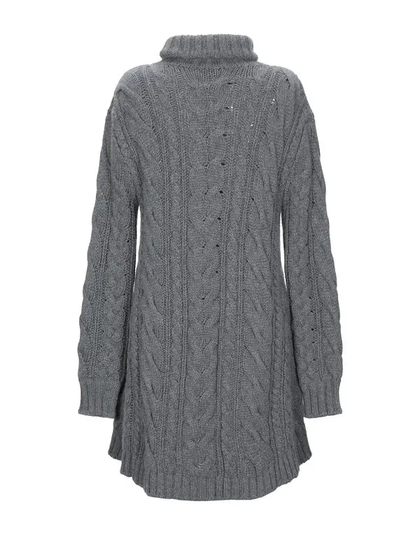 Dolce & Gabbana Turtleneck Cable Knit Mini Dress