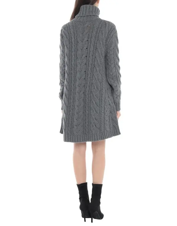 Dolce & Gabbana Turtleneck Cable Knit Mini Dress