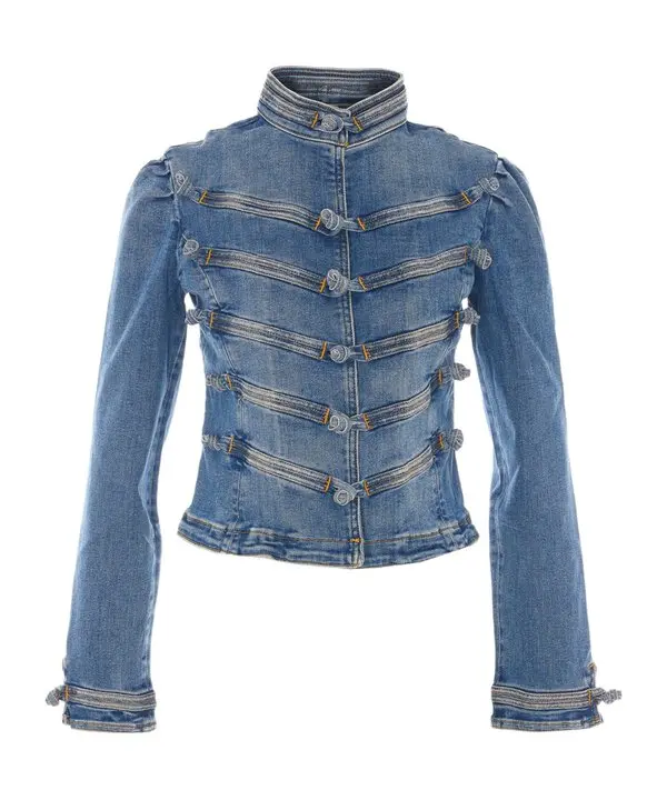 Liu Jo Jacket In Denim With Alamari