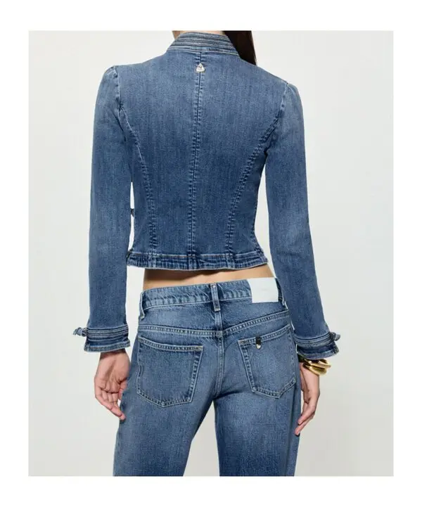 Liu Jo Jacket In Denim With Alamari