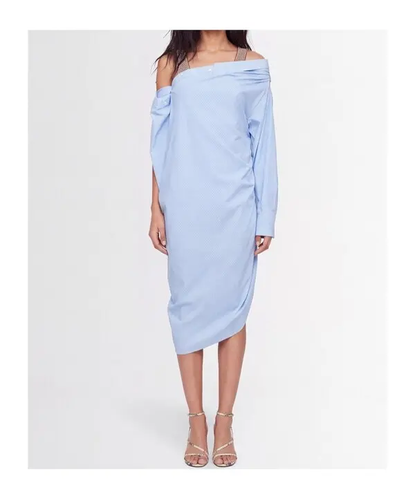 Giuseppe Di Morabito Cotton Short Dress