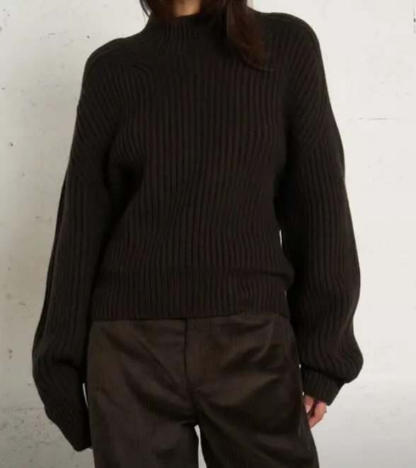 Soeur Half-turtleneck Ribbed Sweater
