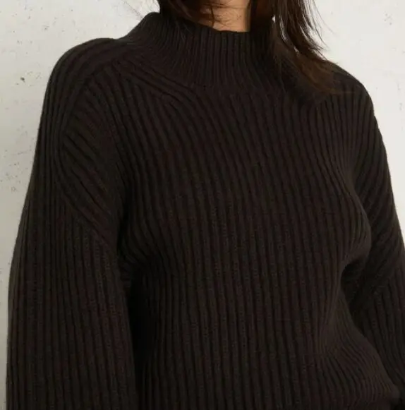 Soeur Half-turtleneck Ribbed Sweater