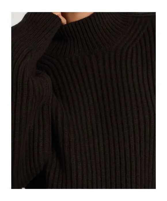 Soeur Half-turtleneck Ribbed Sweater