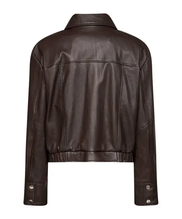 KAOS Long-sleeved Leather Jacket