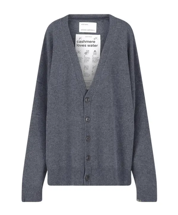 Extreme Cashmere Simo V-neck Cardigan - Gray