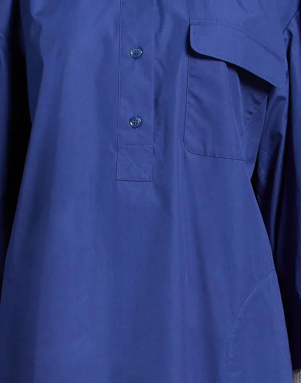 Max & Co. Stand Collar Utility Shirt Dress