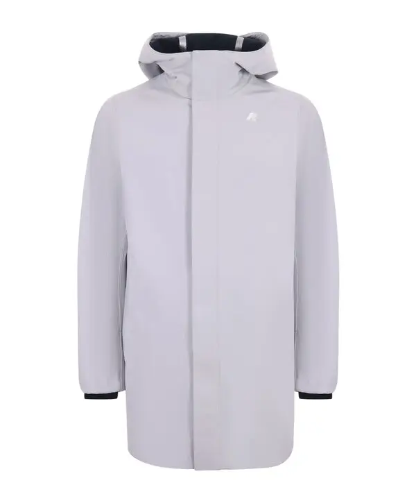 K-WAY Marlyn Hooded Logo-patch Coat