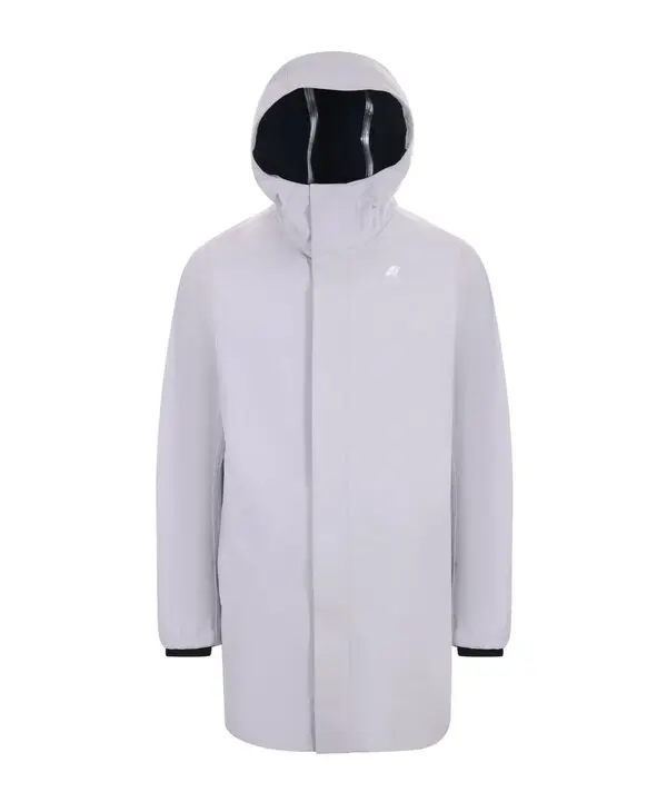 K-WAY Marlyn Hooded Logo-patch Coat