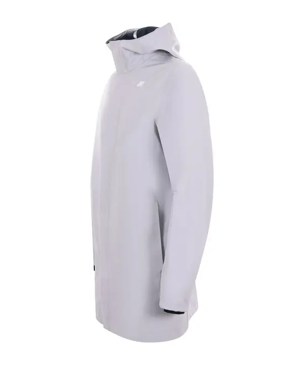 K-WAY Marlyn Hooded Logo-patch Coat