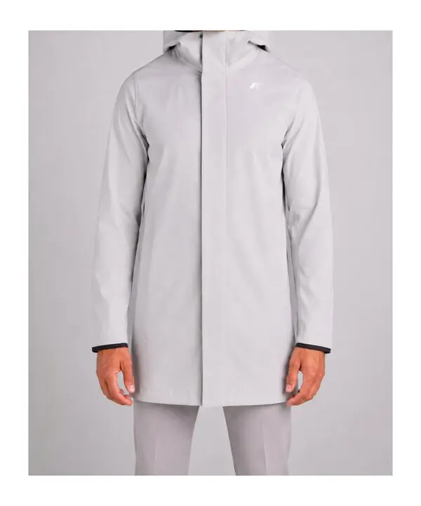 K-WAY Marlyn Hooded Logo-patch Coat