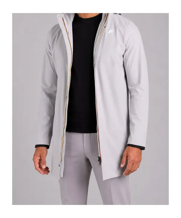K-WAY Marlyn Hooded Logo-patch Coat