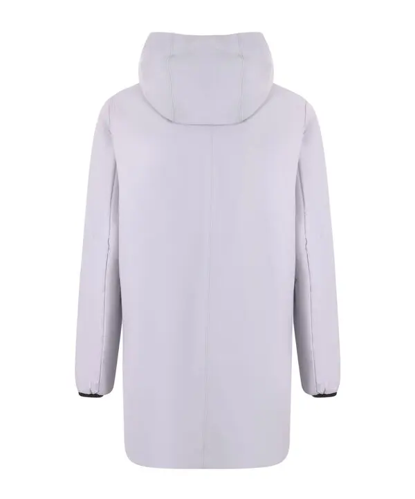 K-WAY Marlyn Hooded Logo-patch Coat