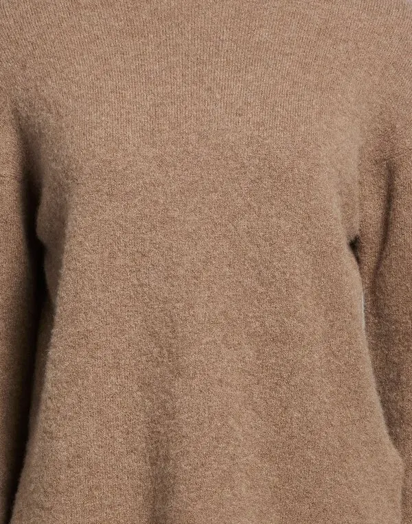 Max Mara Mock Neck Drop Shoulder Knit Sweater