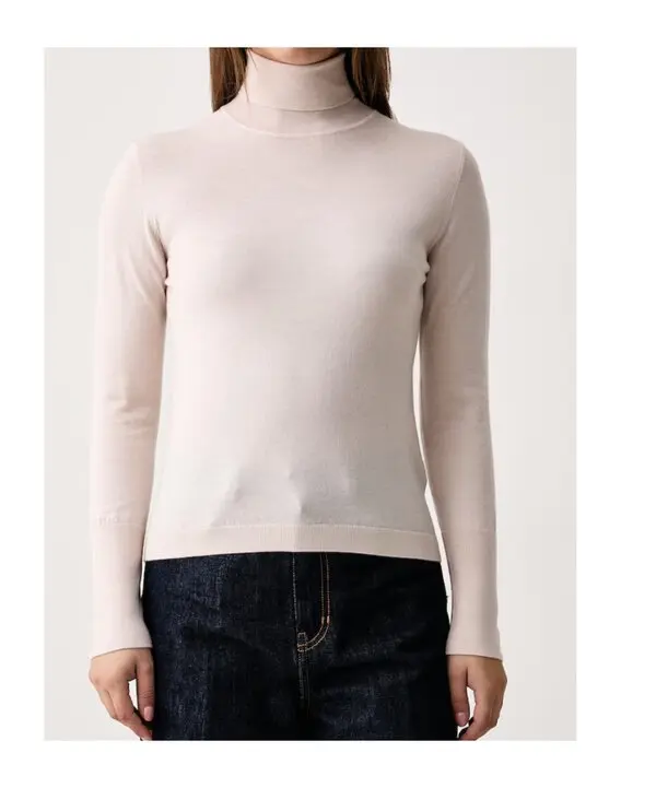 KAOS Mock-neck Knitted Sweater