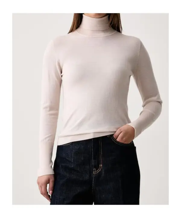 KAOS Mock-neck Knitted Sweater