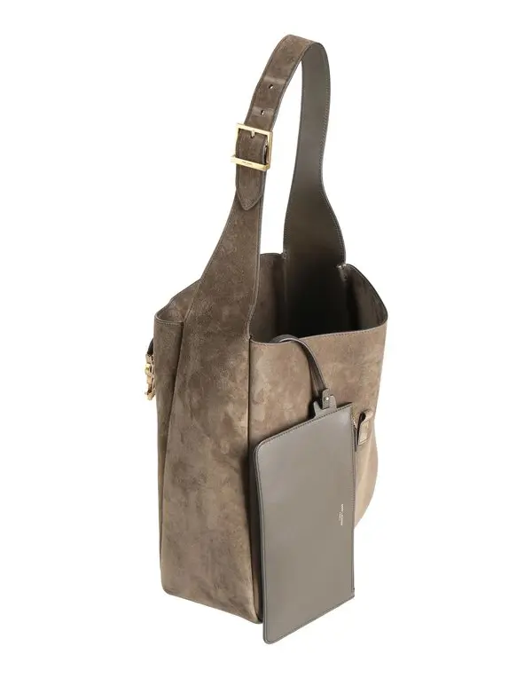Saint Laurent Suede Shoulder Bag