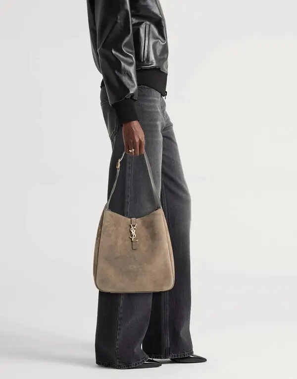 Saint Laurent Suede Shoulder Bag
