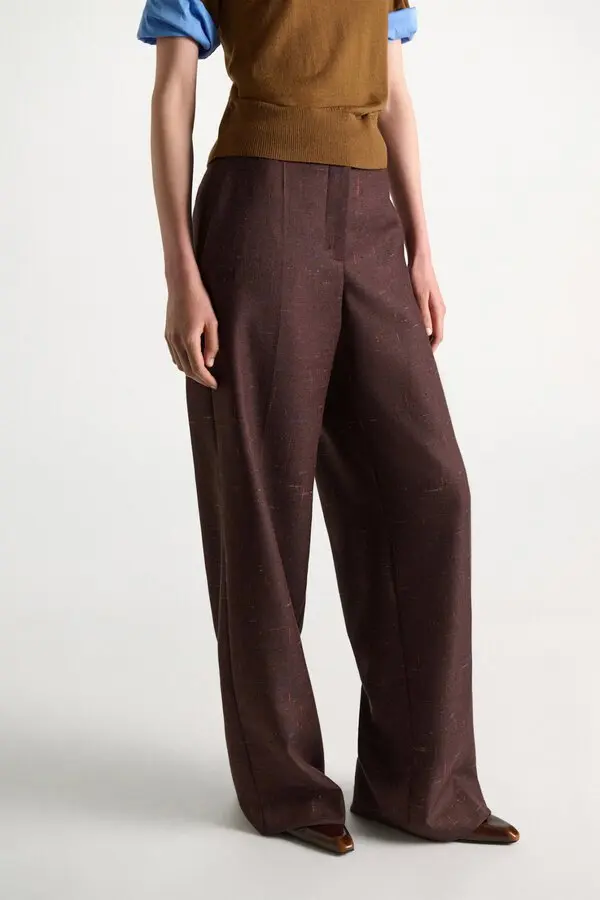Dorothee Schumacher Pleated Wide-leg Casual Trousers
