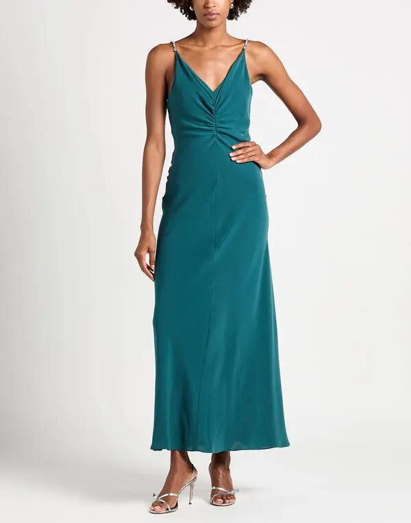 Max Mara Crepe Sleeveless V-neck Dress
