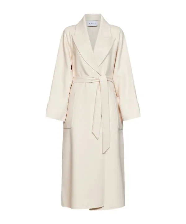 KAOS Long-sleeved Coat - White