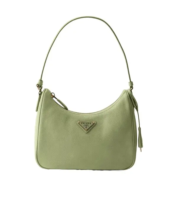 Prada Re-edition 2005 Nubuck And Saffiano Leather Mini-bag