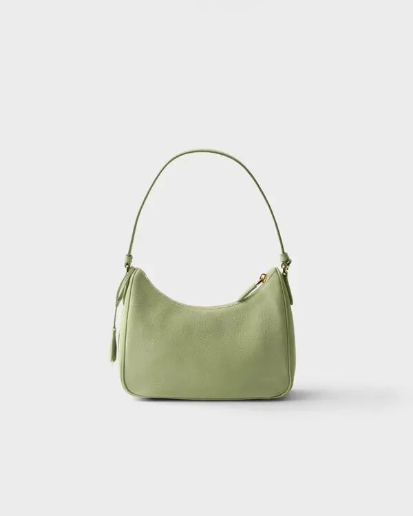 Prada Re-edition 2005 Nubuck And Saffiano Leather Mini-bag