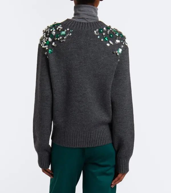 Dorothee Schumacher Sweater With Crystal Appliqué Decoration