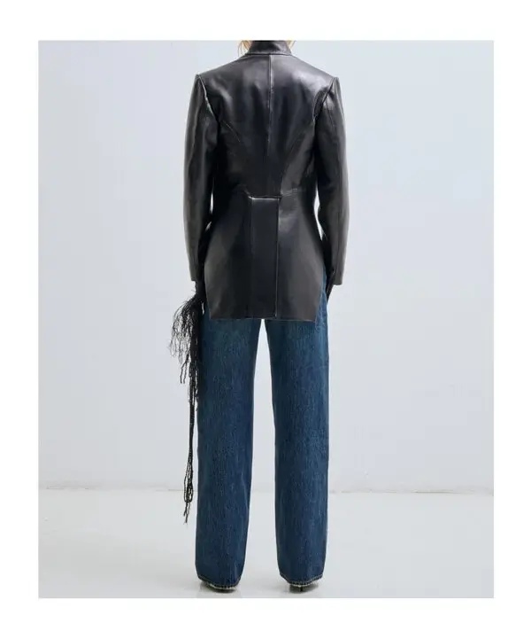 DARKPARK Moss Leather Napoleon Jacket